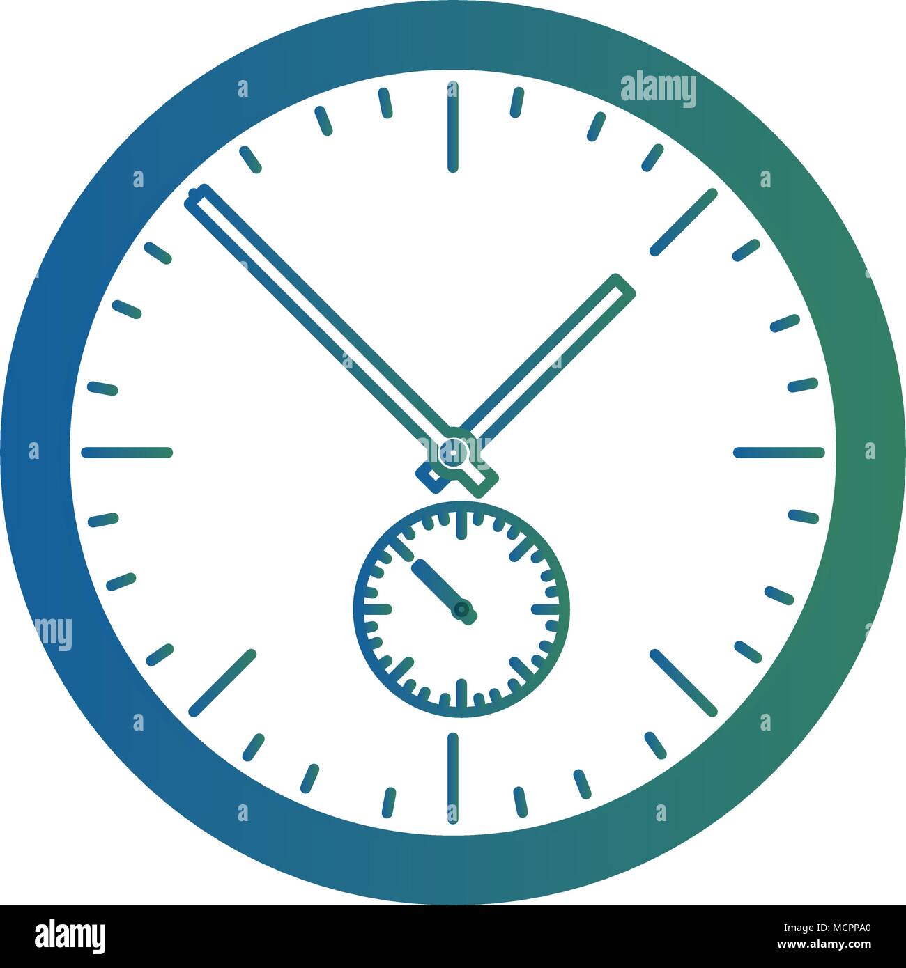 24 Hour Clock Face Illustration High Resolution Stock Photography and ...