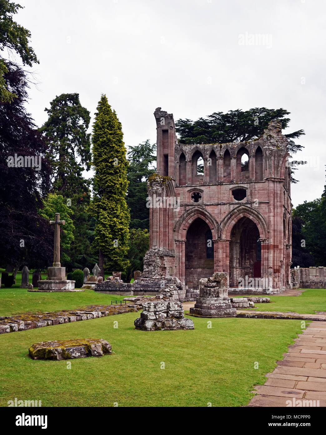 Dryburgh Abbey. Dryburgh, St.Boswells, Roxburghshire, Scottish Borders ...