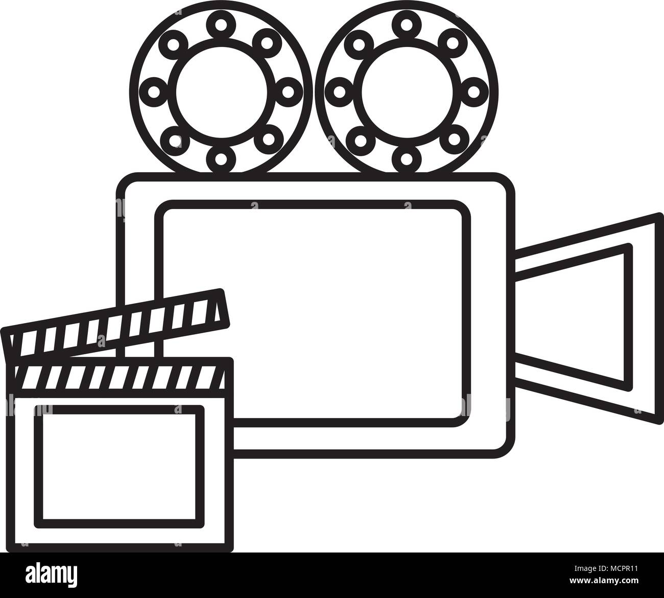 Clappboard Stock Vector Images - Alamy