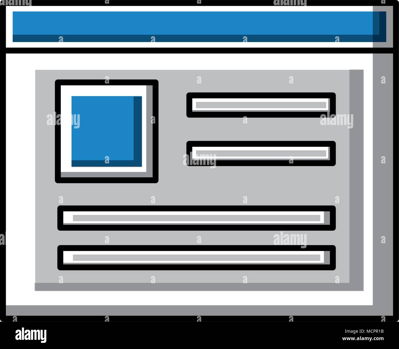 webpage template windows icon Stock Vector Image & Art - Alamy