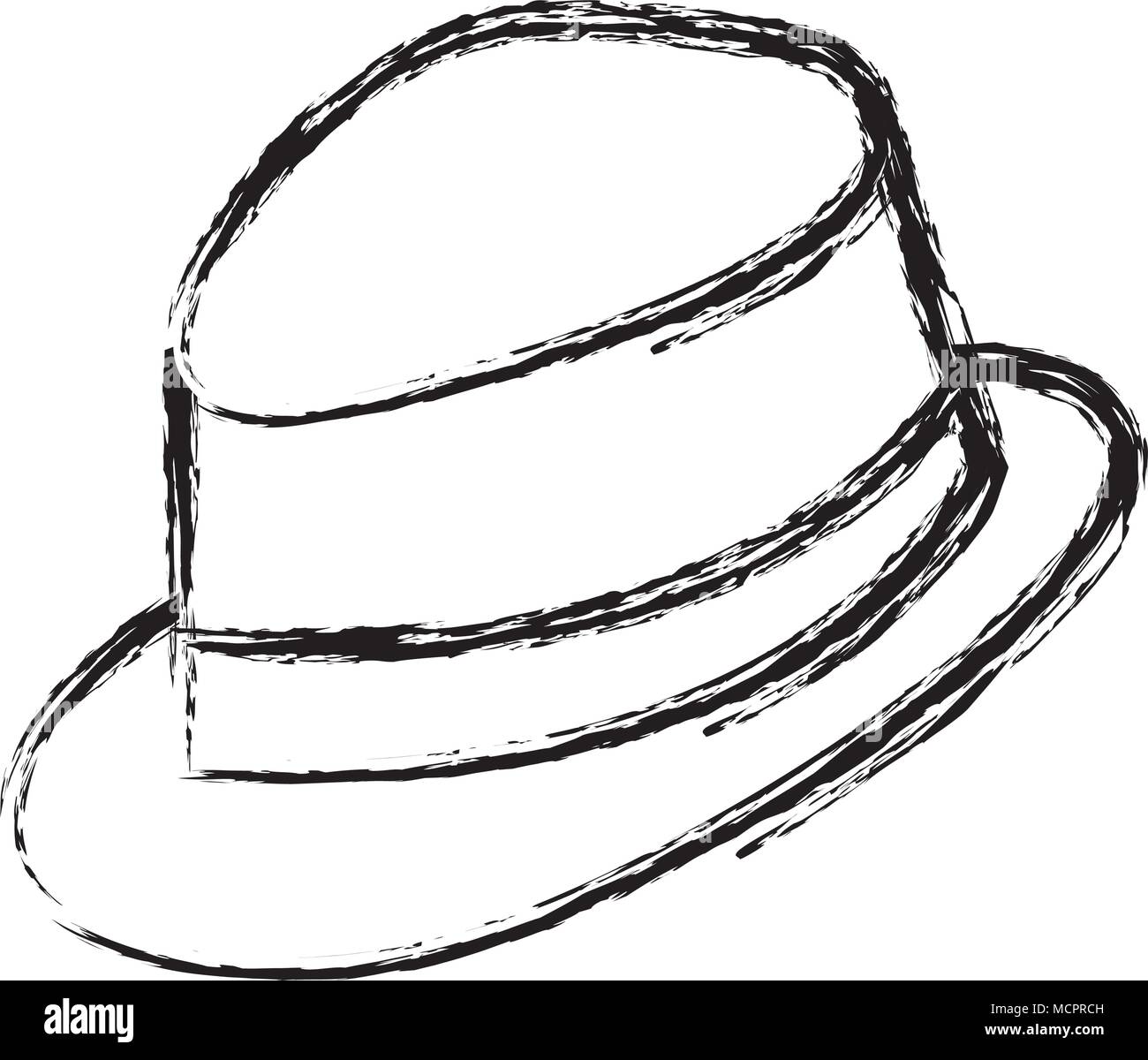 elegant masculine hat icon Stock Vector Image & Art - Alamy