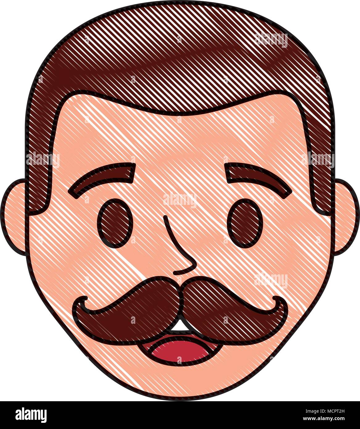 happy face man character avatar Stock Vector Image & Art - Alamy