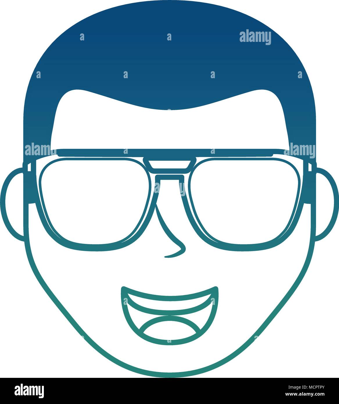 happy face man character avatar Stock Vector Image & Art - Alamy