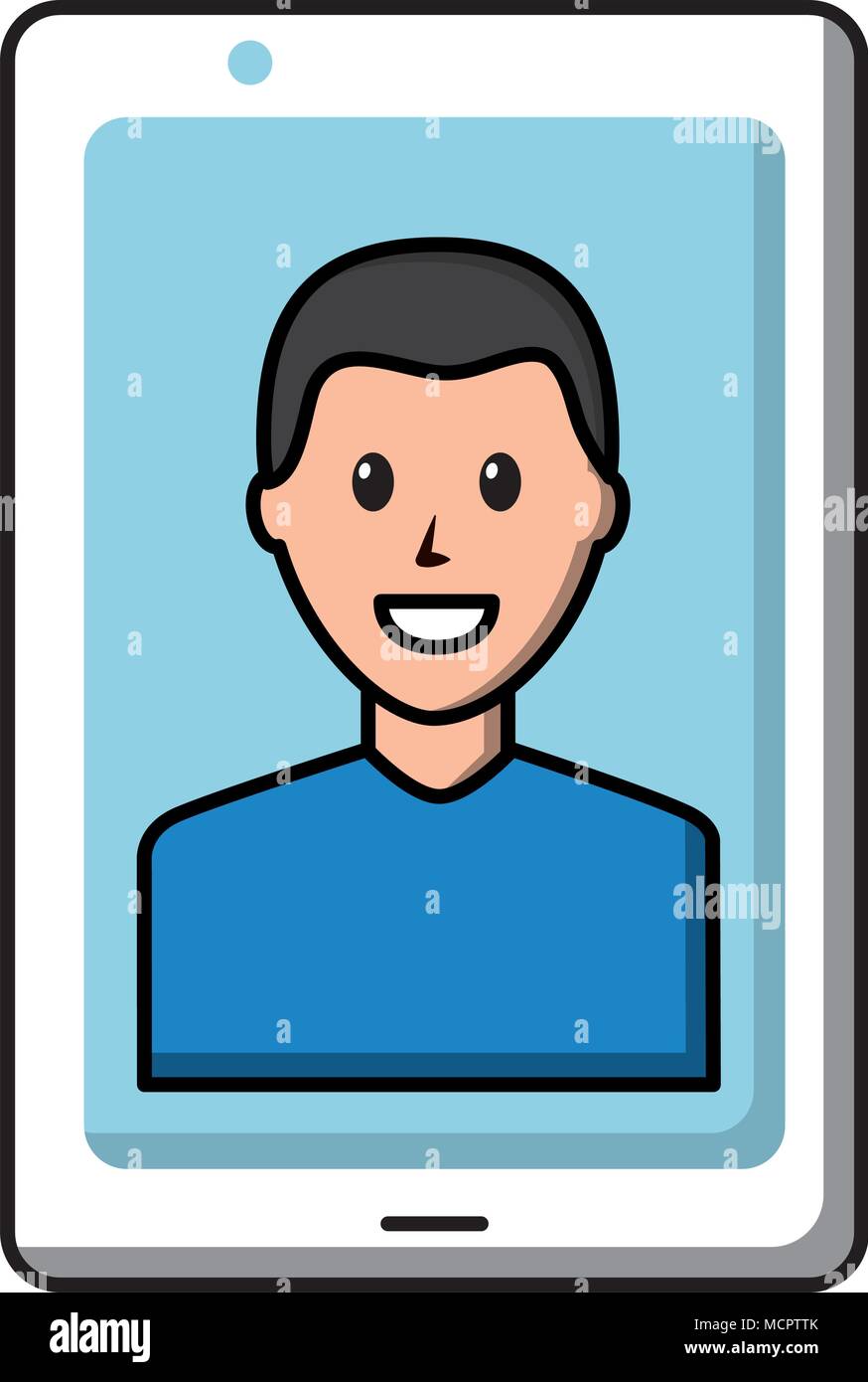 Avatar screen Stock Vector Images - Alamy