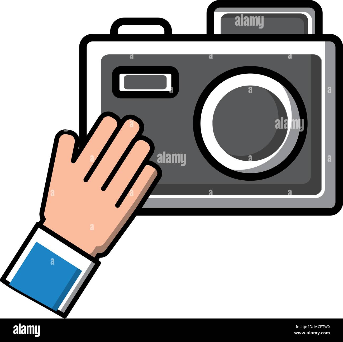 Selfie arm Stock Vector Images - Alamy