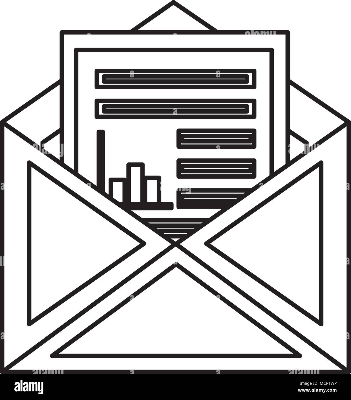 Envelope check mark button Stock Vector Images - Alamy