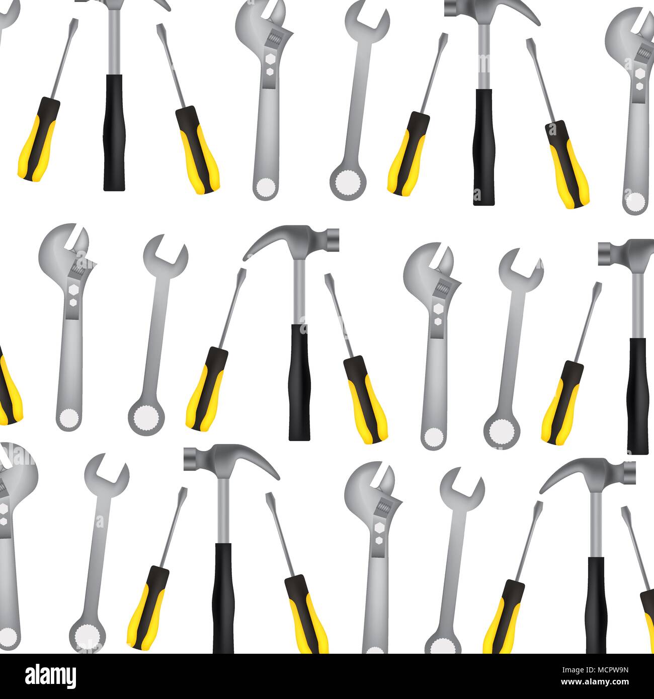 set tools collection pattern background Stock Vector Image & Art - Alamy