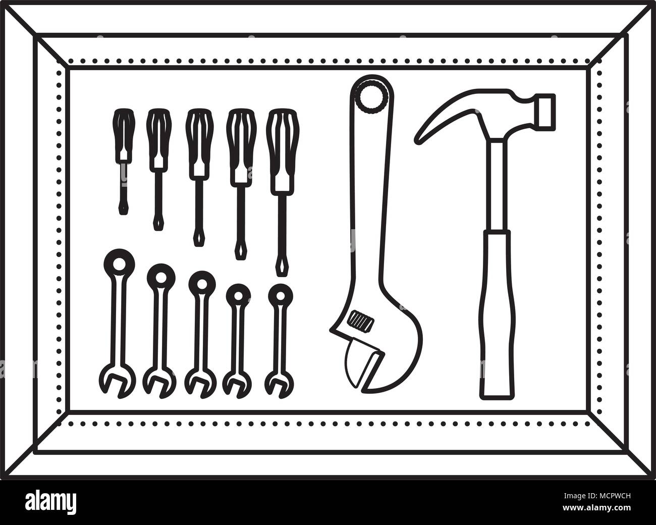 tools box isolated icon Stock Vector Image & Art - Alamy