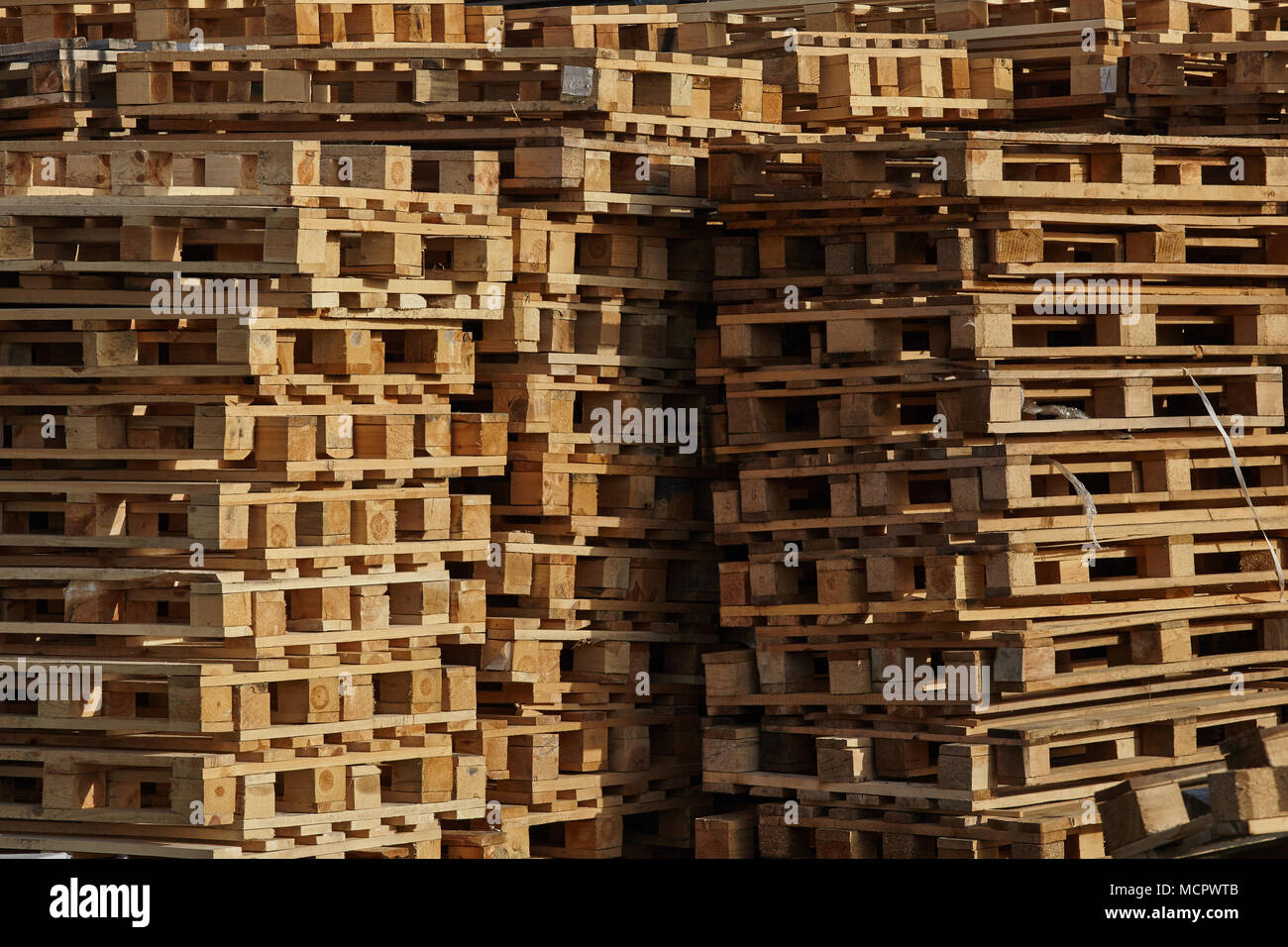 Stack Of Pallets High Resolution Stock Photography and Images - Alamy