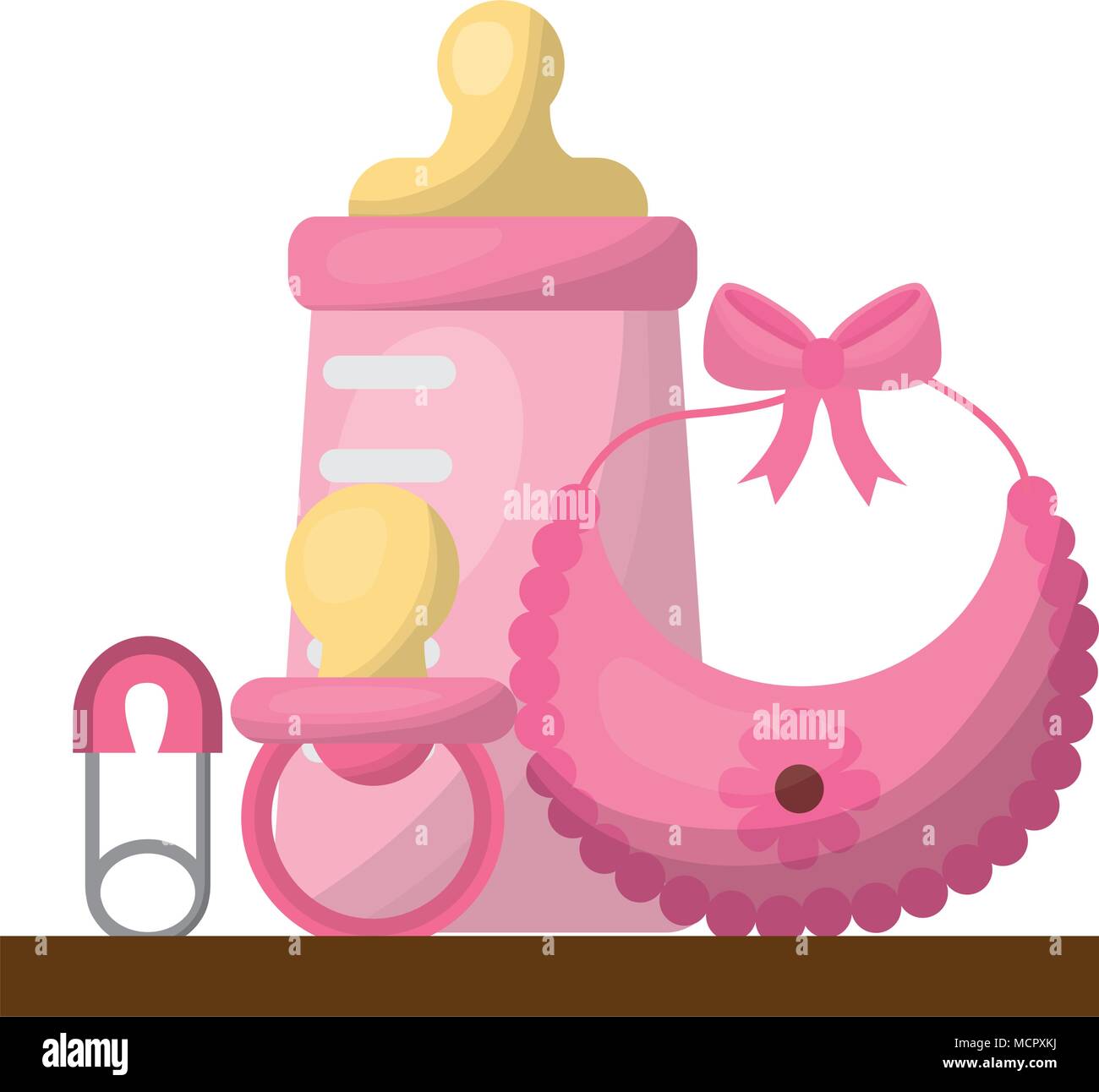 Baby booties boy Stock Vector Images - Alamy