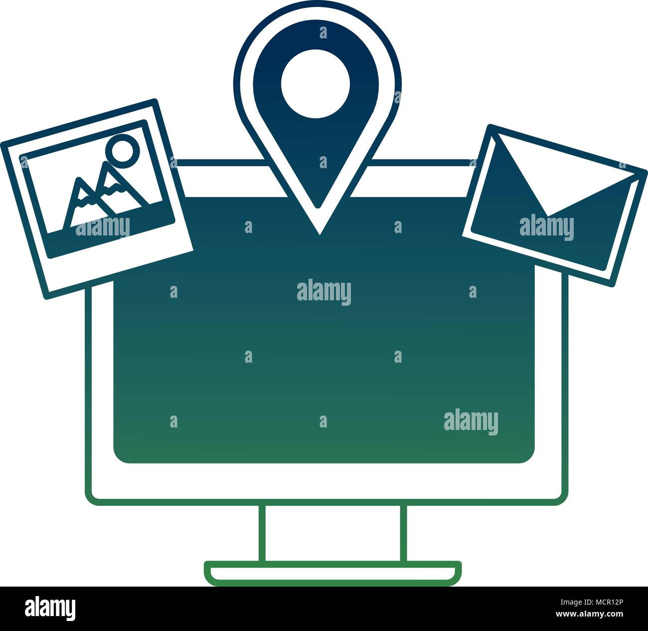 social media card Stock Vector Image & Art - Alamy