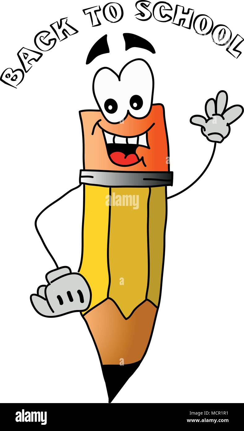 Happy Pencil Clipart