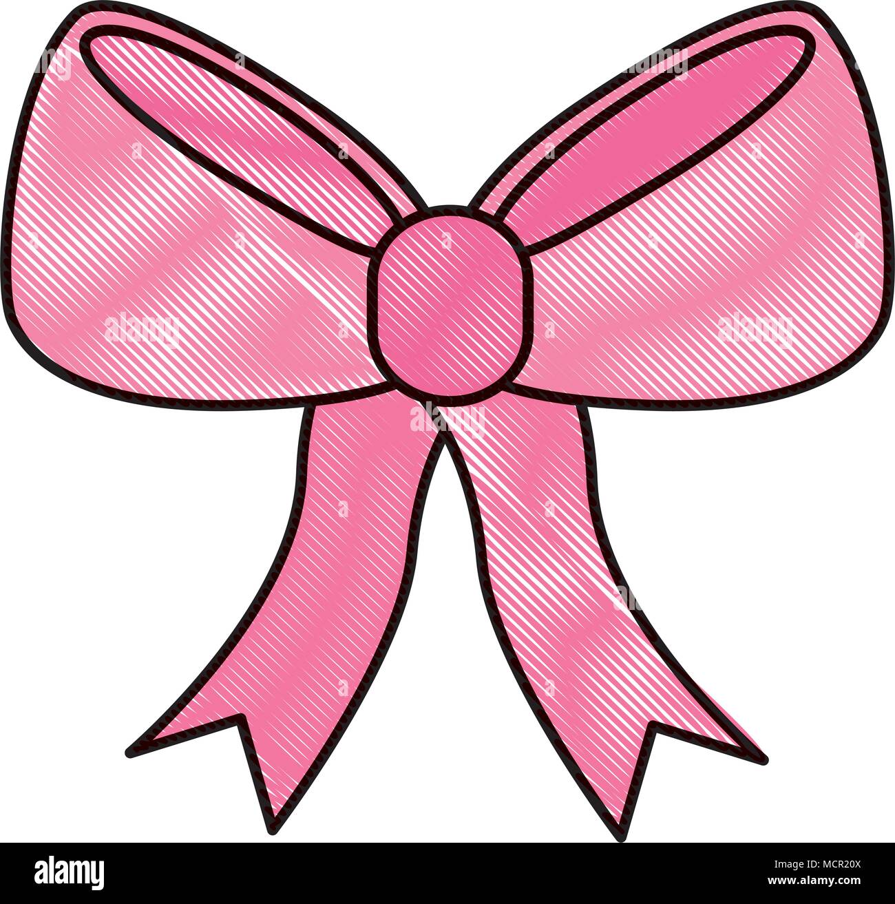Light Pink Ribbon Bow Clipart