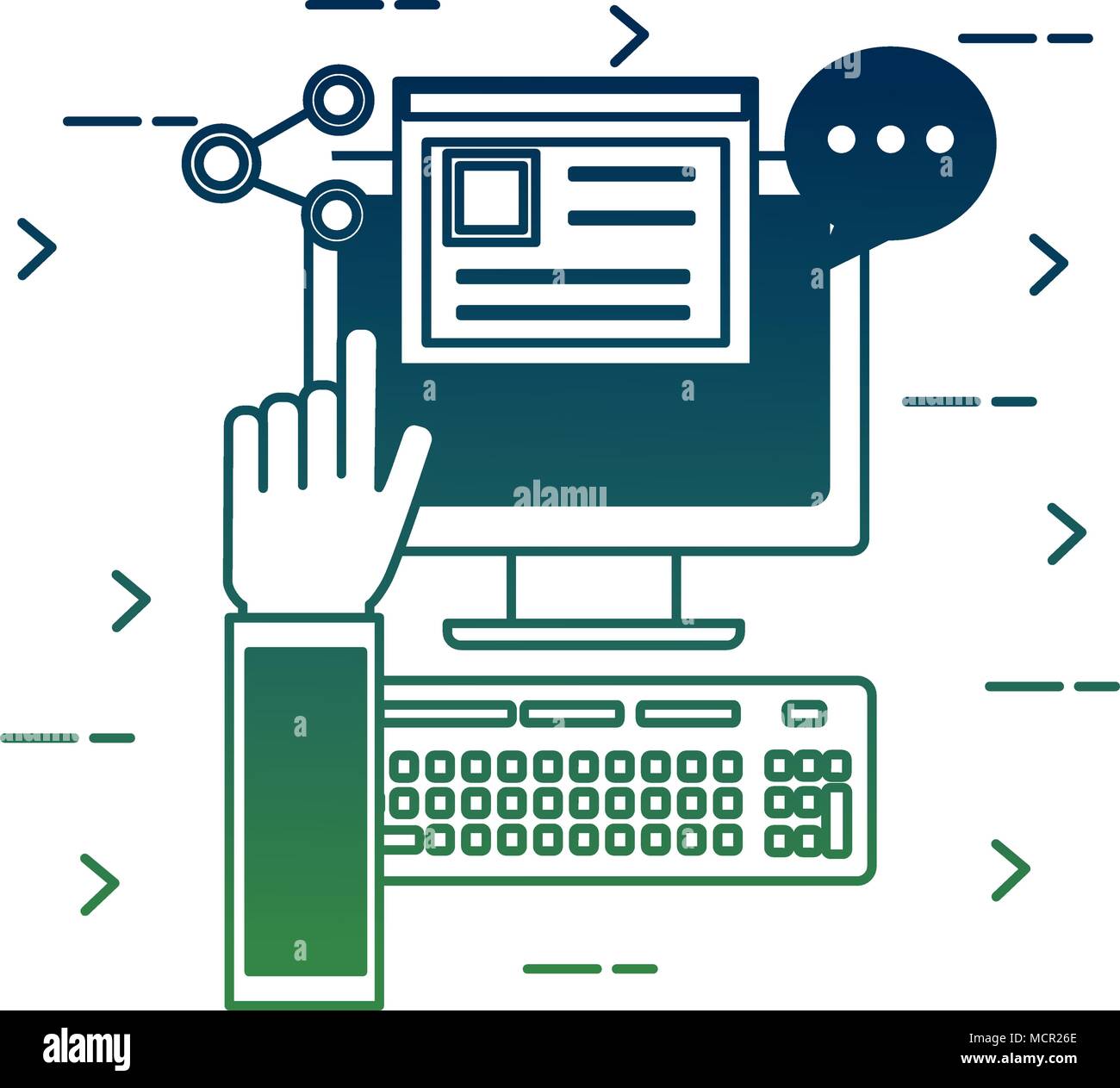 social media card Stock Vector Image & Art - Alamy