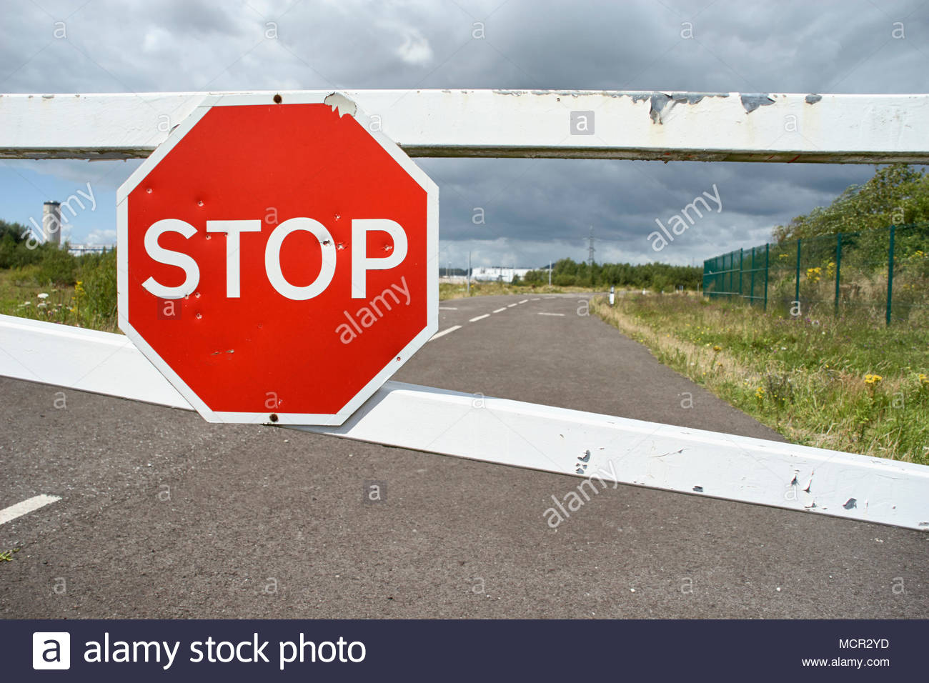 Red Stop Sign Uk High Resolution Stock Photography and Images - Alamy