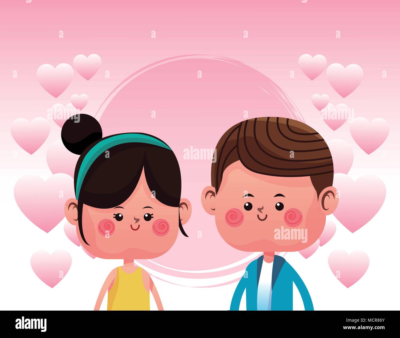 Cute couple in love cartoons Stock Vector Image & Art - Alamy