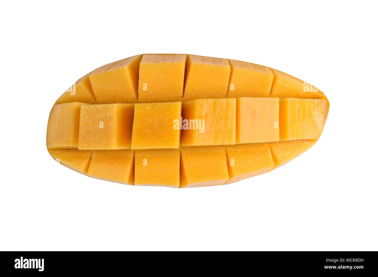 single mango isolated white background Stock Photo - Alamy