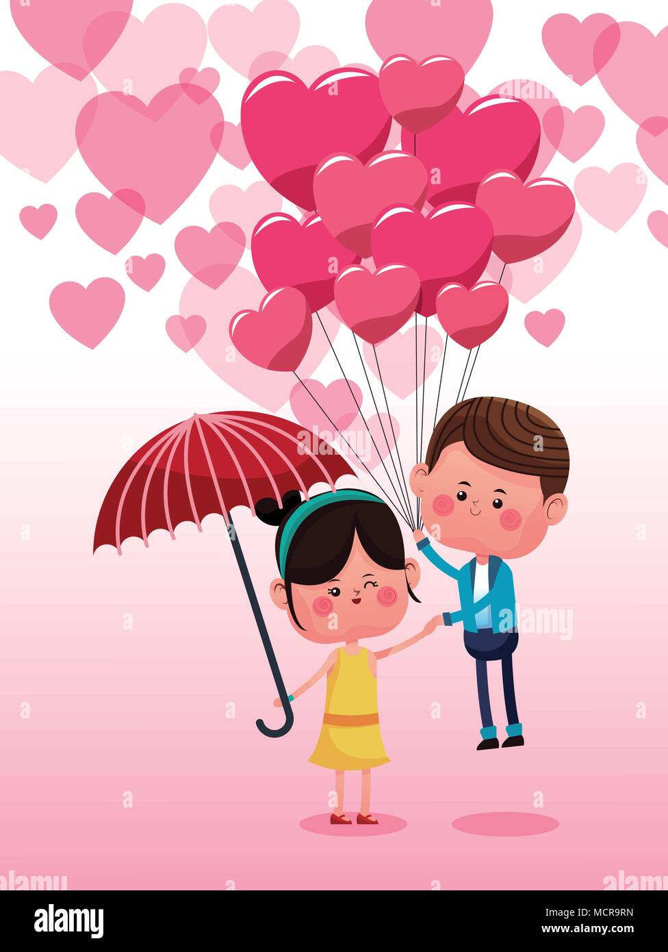 Cute couple in love cartoons Stock Vector Image & Art - Alamy