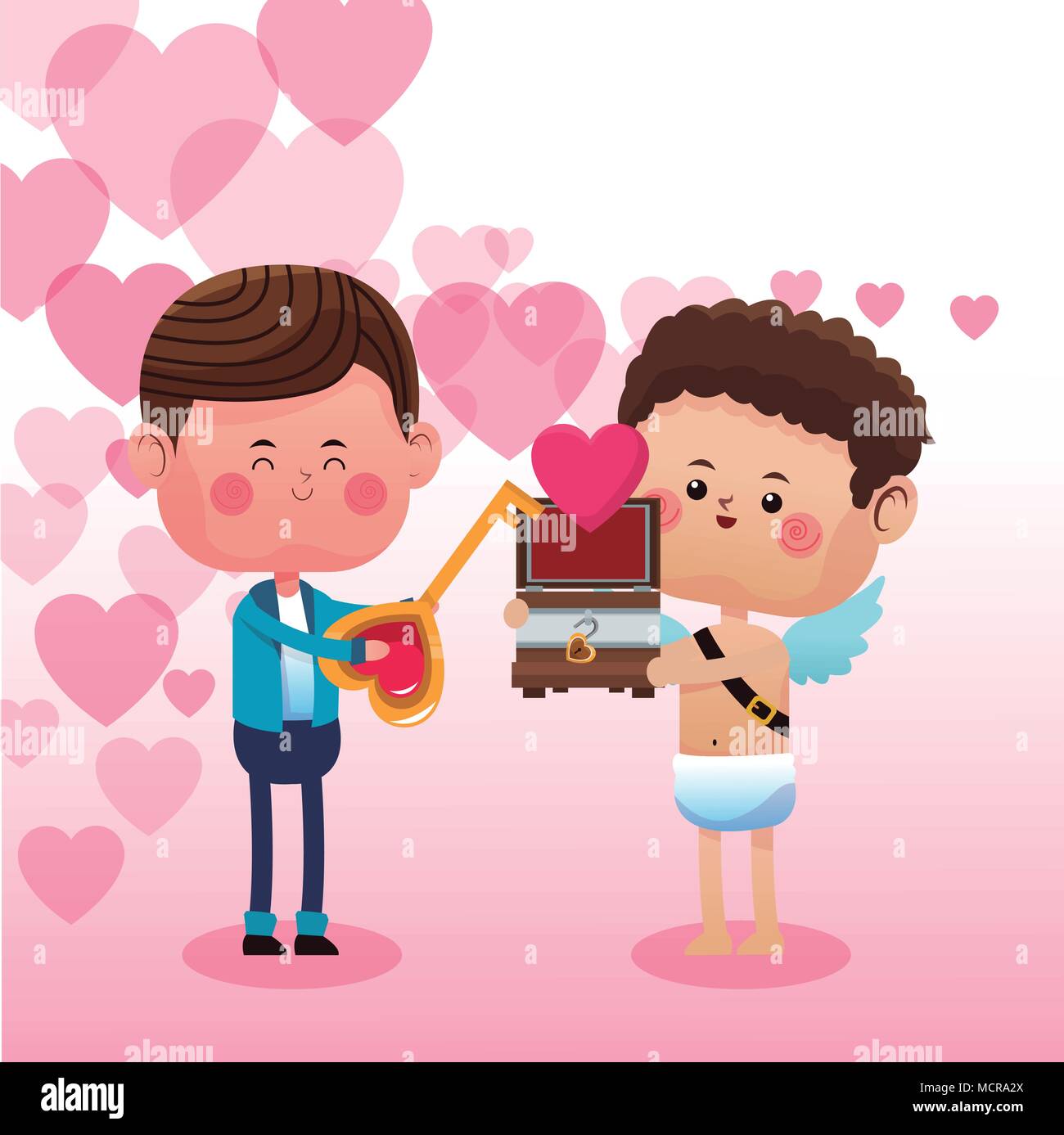 Cute couple in love cartoons Stock Vector Image & Art - Alamy