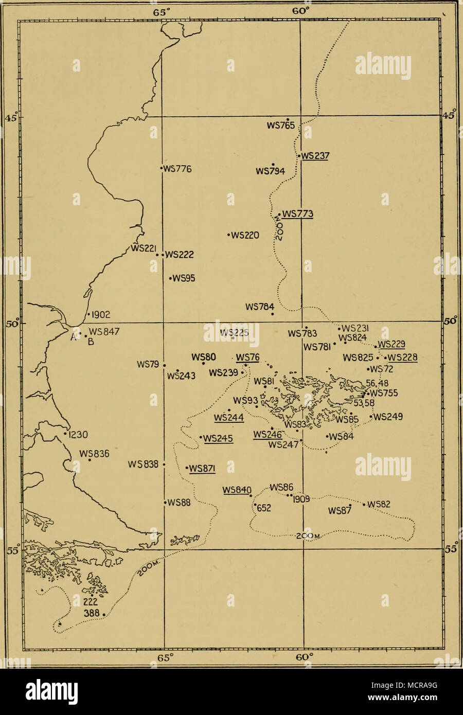 . Fig. 60. Map of the Patagonian and Magellanic Regions showing the ...