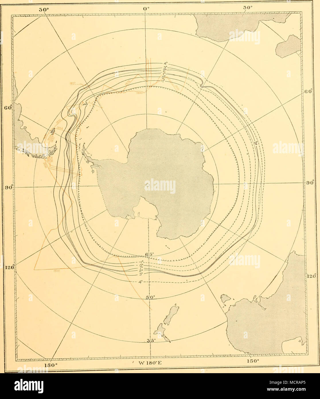 . Surface temperatures, SEPTEMBER and OCTOBER Stock Photo - Alamy