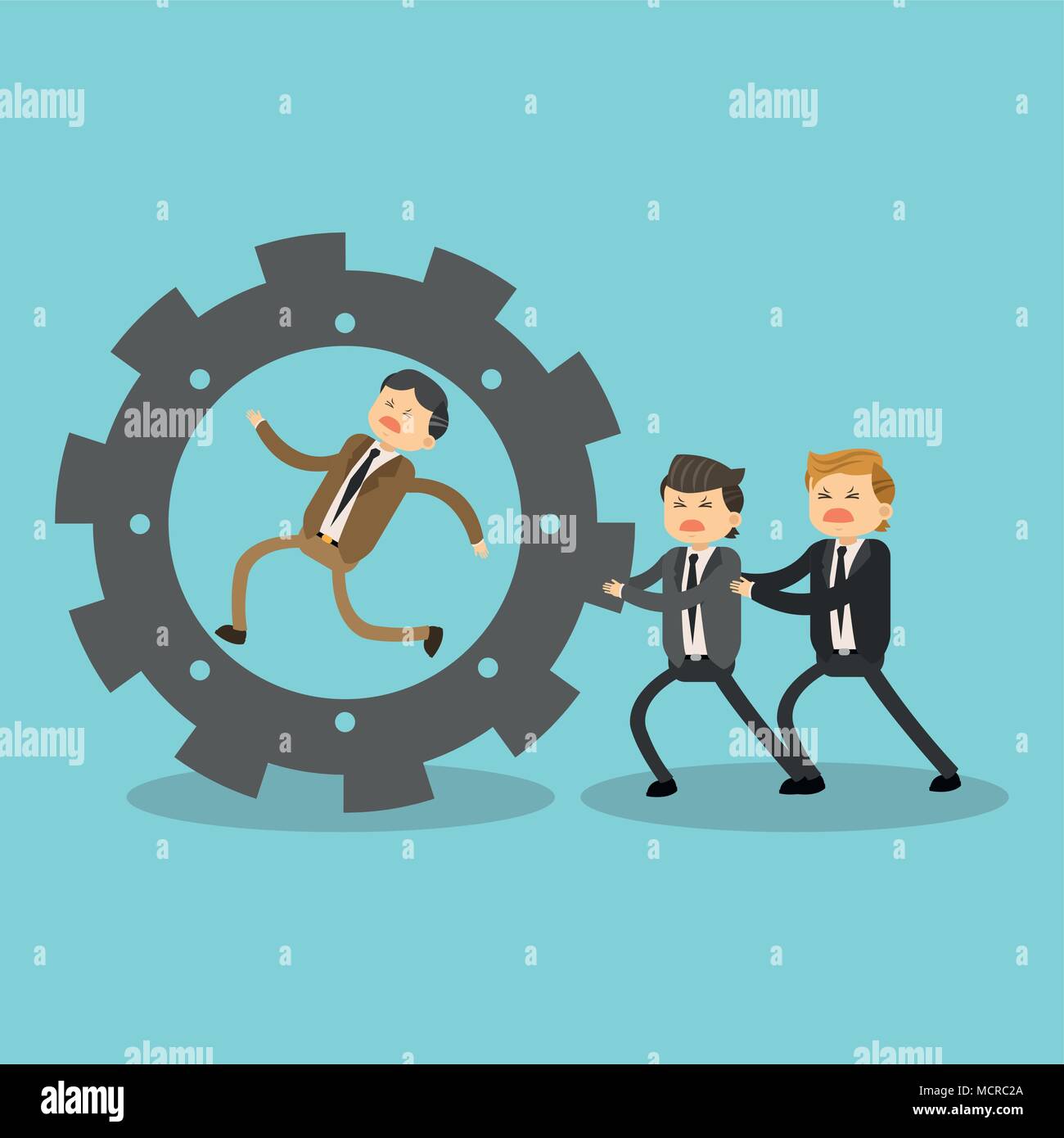 Business teamwork cartoon Stock Vector Image & Art - Alamy