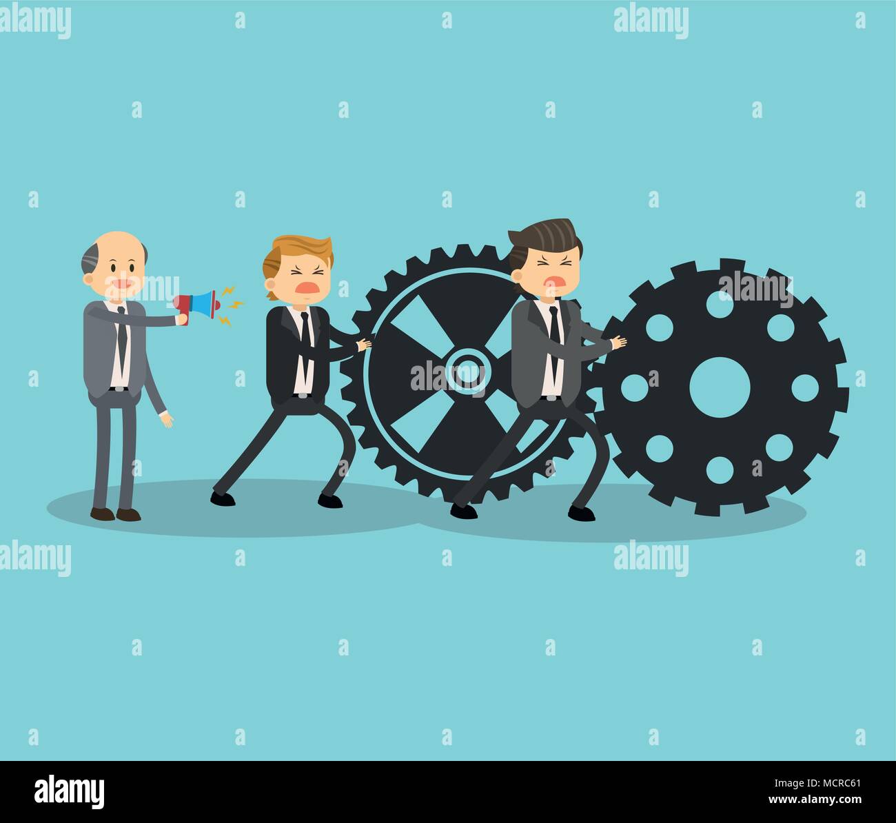 Business teamwork cartoon Stock Vector Image & Art - Alamy