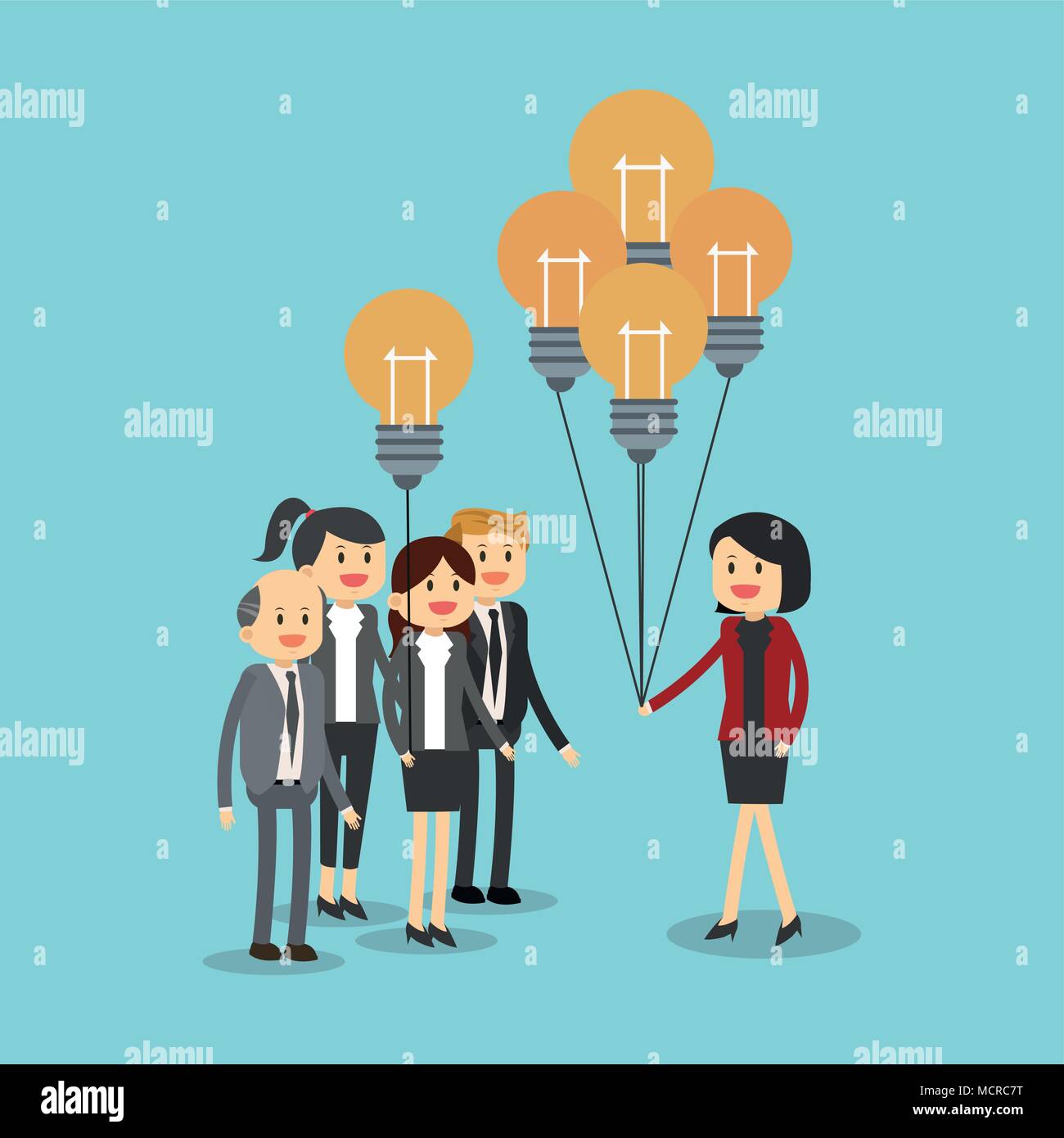 Business teamwork cartoon Stock Vector Image & Art - Alamy