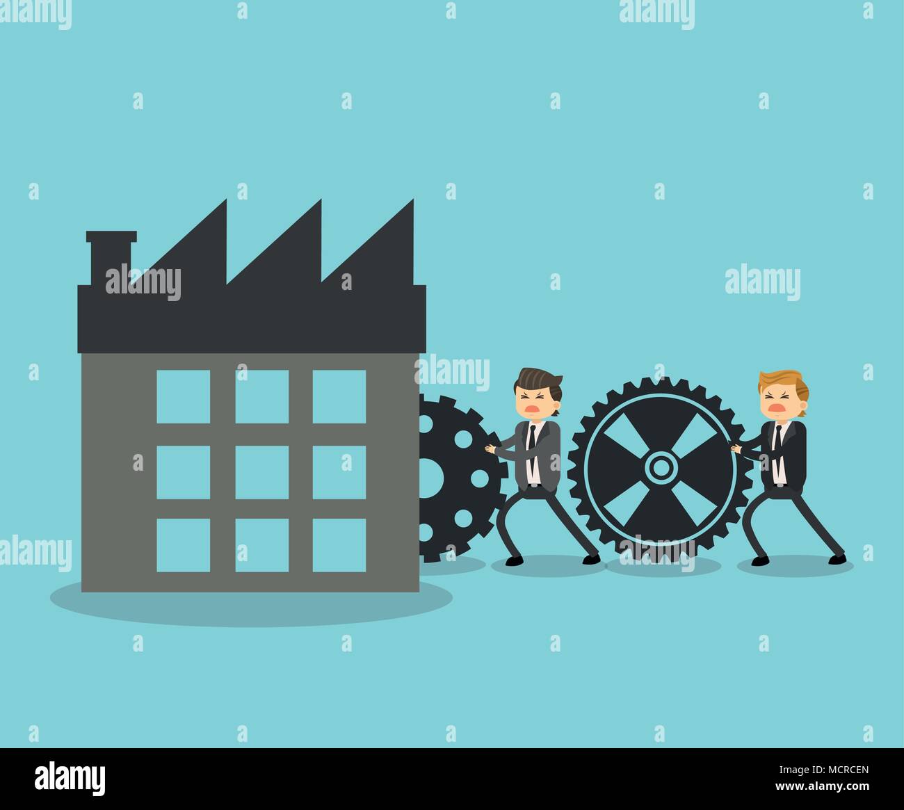 Business teamwork cartoon Stock Vector Image & Art - Alamy