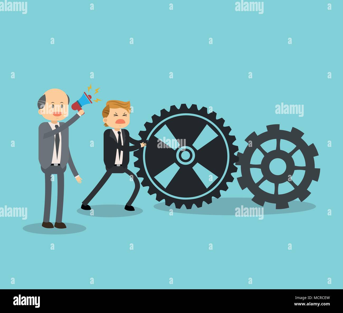 Business teamwork cartoon Stock Vector Image & Art - Alamy