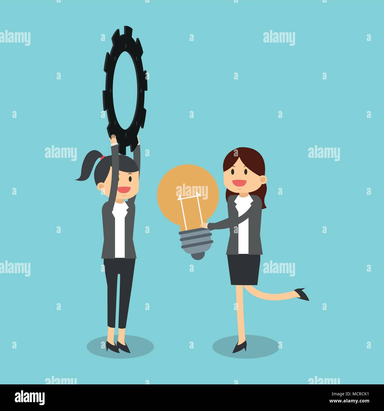 Business teamwork cartoon Stock Vector Image & Art - Alamy