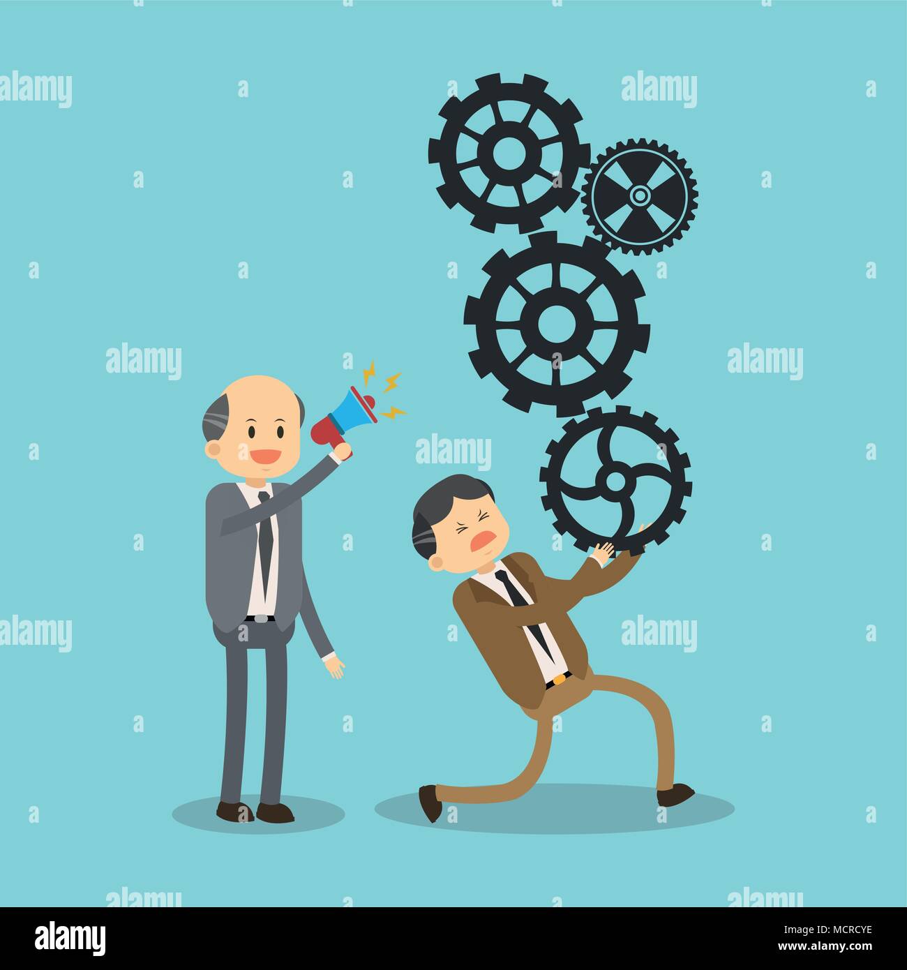 Business teamwork cartoon Stock Vector Image & Art - Alamy