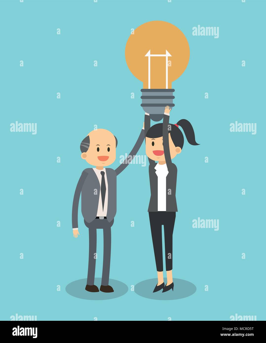 Business teamwork cartoon Stock Vector Image & Art - Alamy