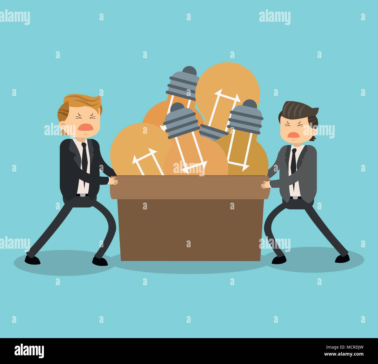Business teamwork cartoon Stock Vector Image & Art - Alamy
