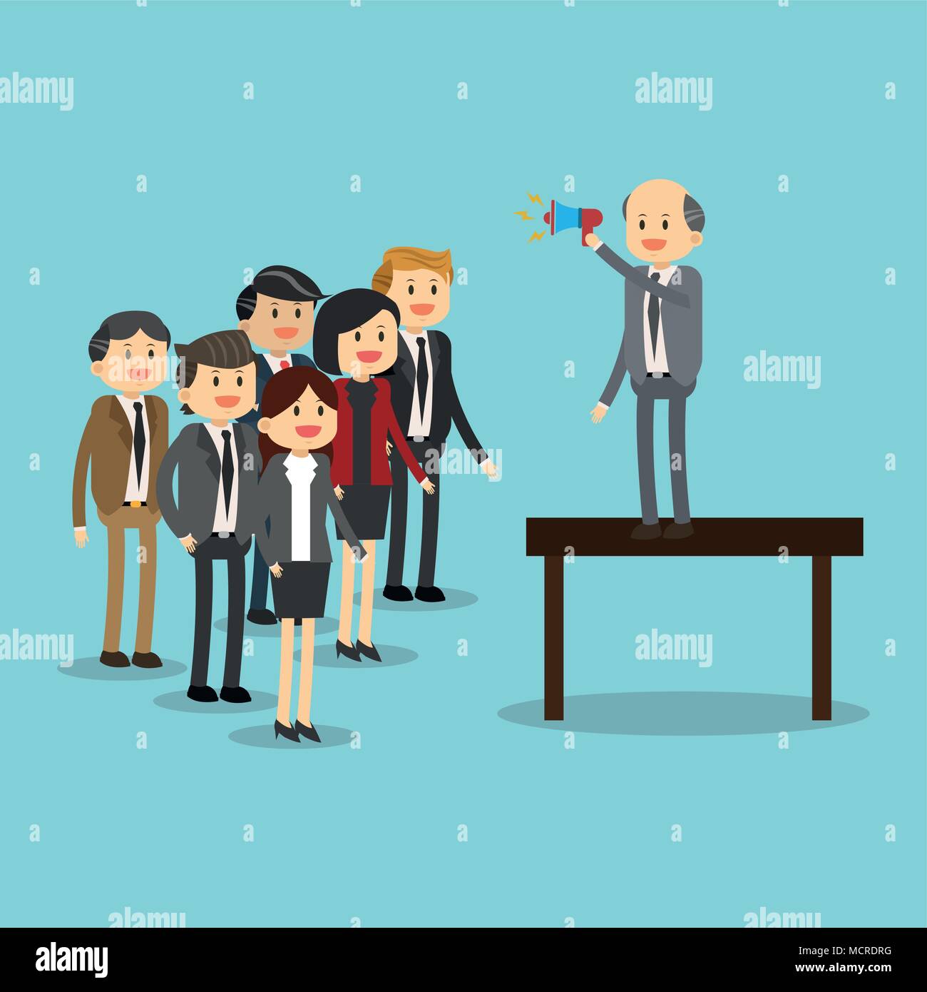 Business teamwork cartoon Stock Vector Image & Art - Alamy