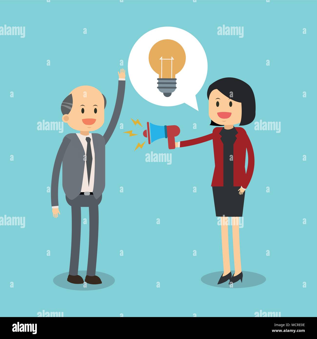 Business teamwork cartoon Stock Vector Image & Art - Alamy