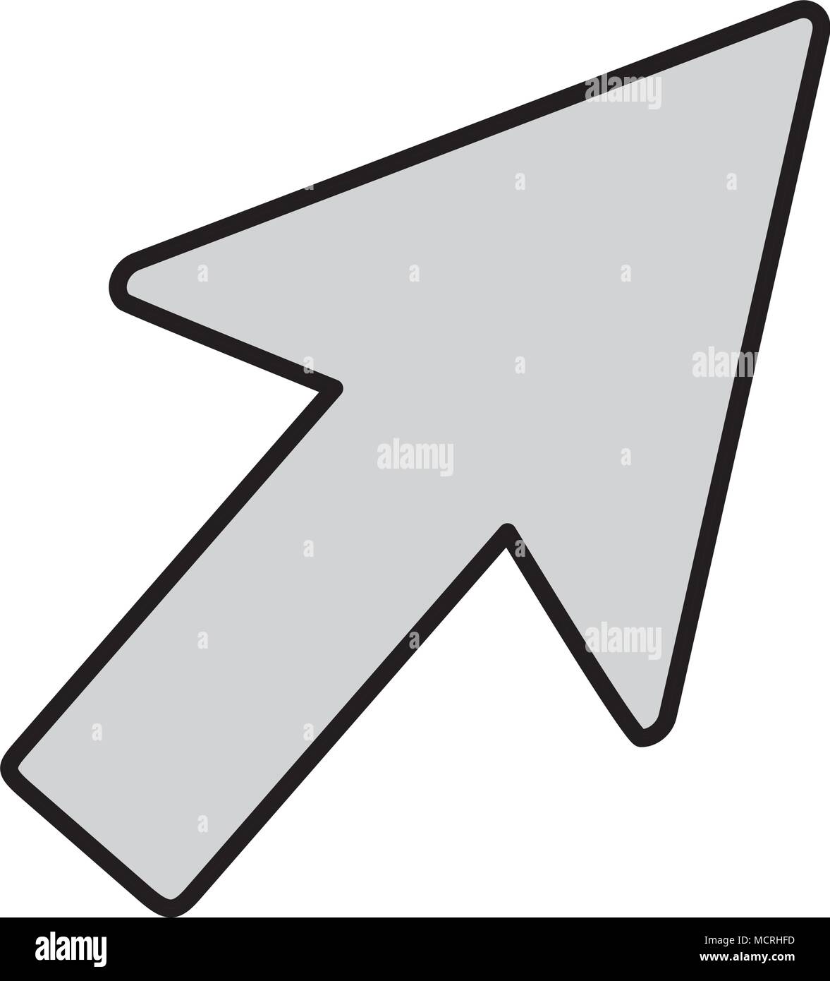 color interface mouse cursor computer sign Stock Vector Image & Art - Alamy