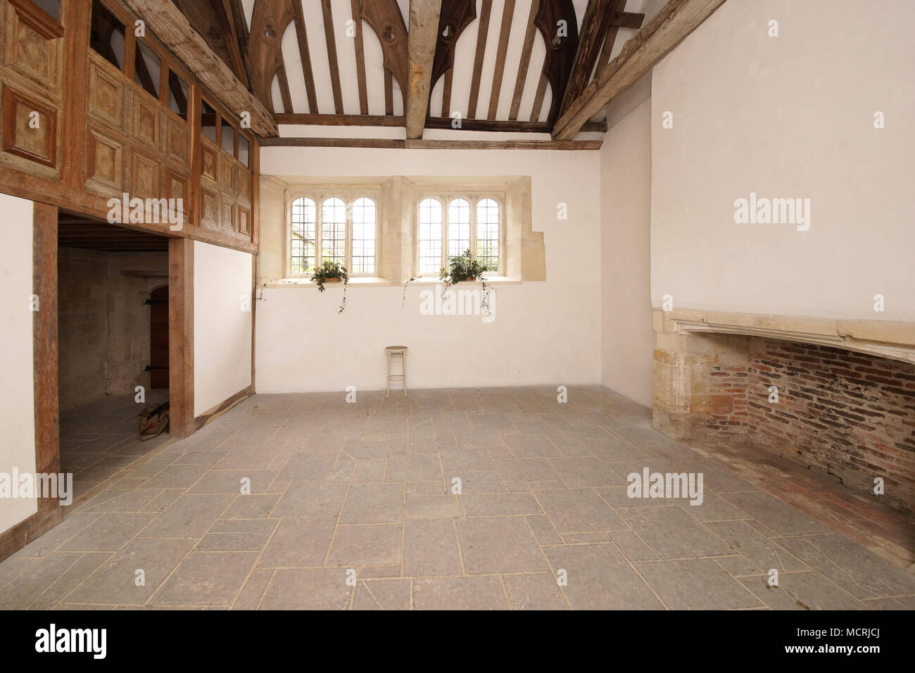 Fiddleford Manor inside and out Stock Photo - Alamy
