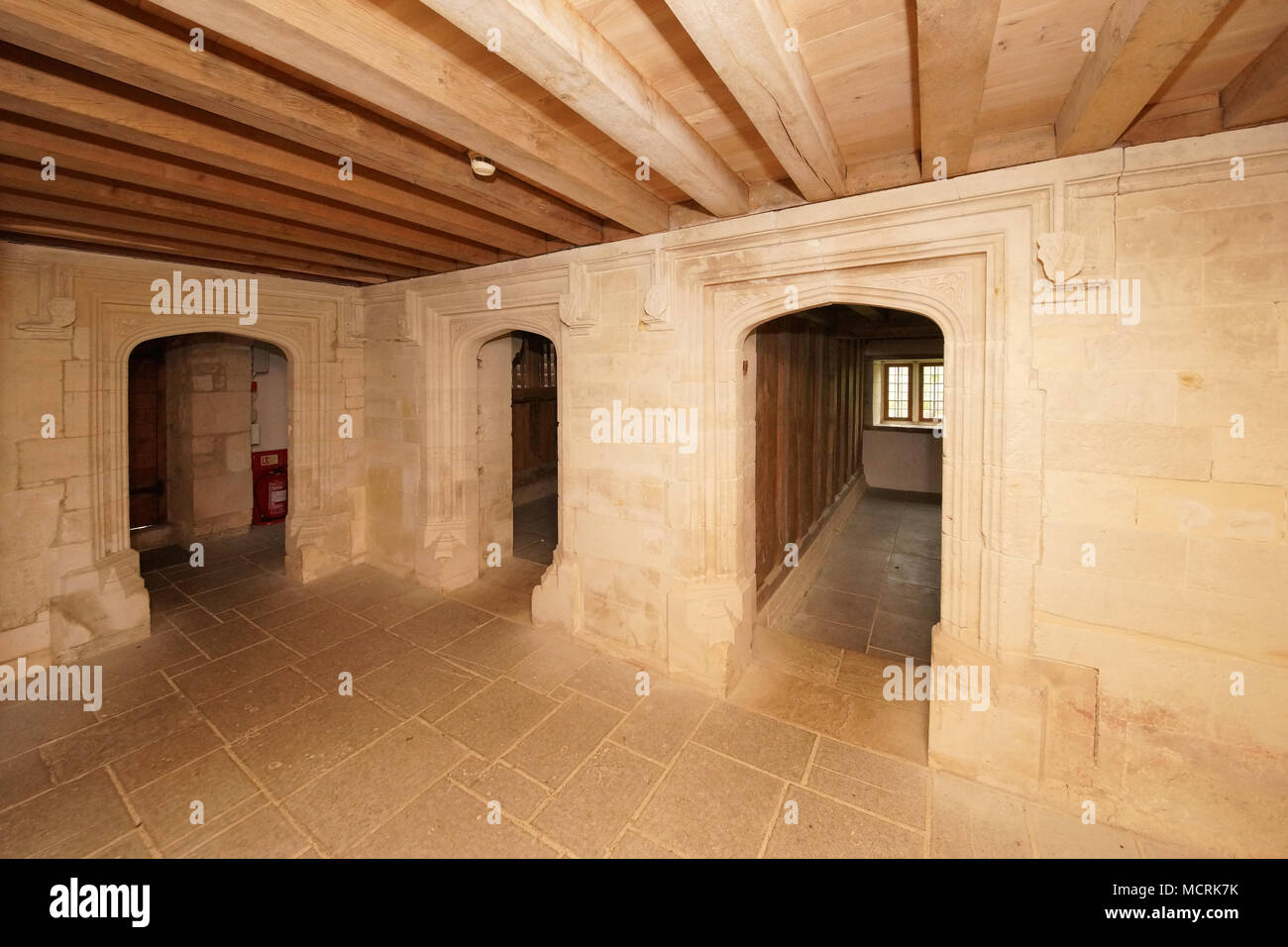 Fiddleford Manor inside and out Stock Photo - Alamy