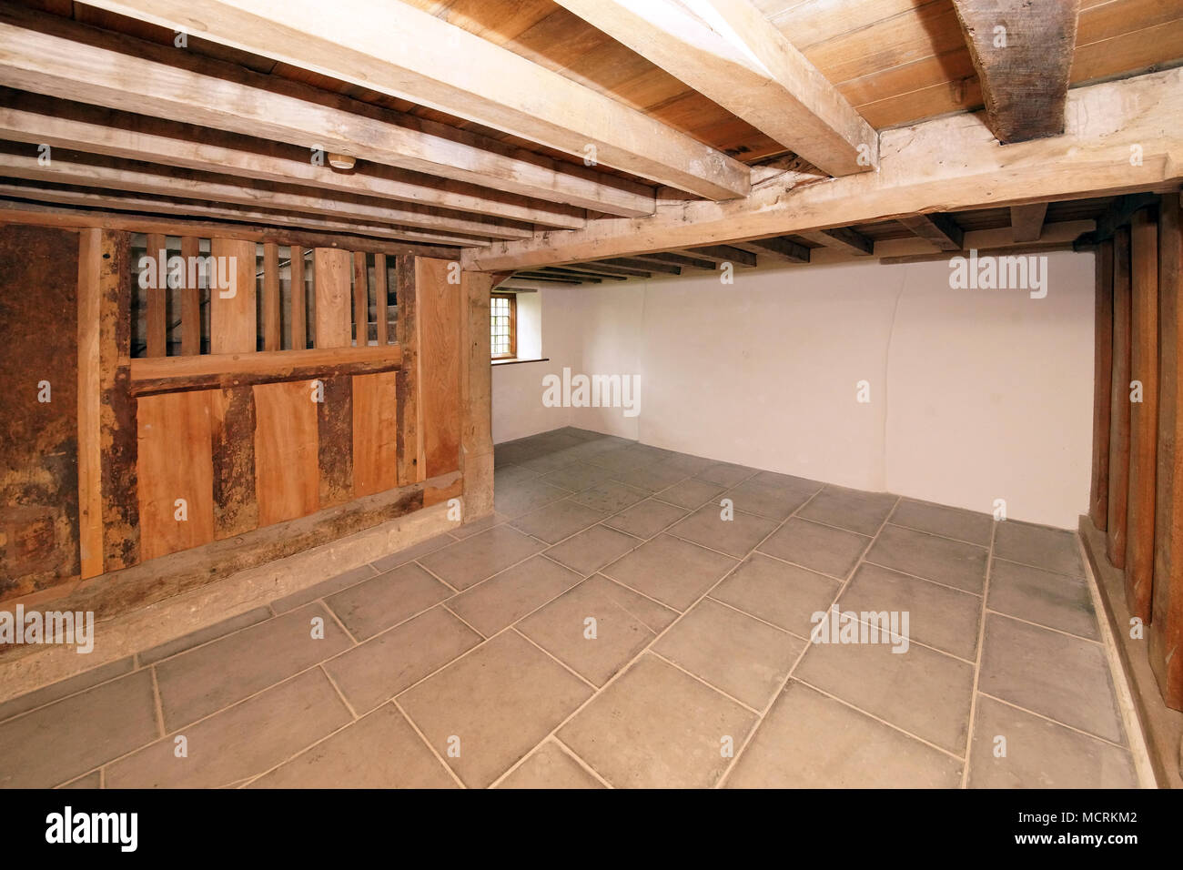 Fiddleford Manor inside and out Stock Photo - Alamy