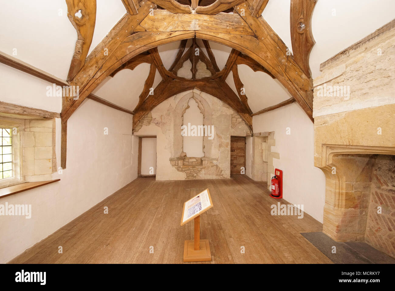 Fiddleford Manor inside and out Stock Photo - Alamy
