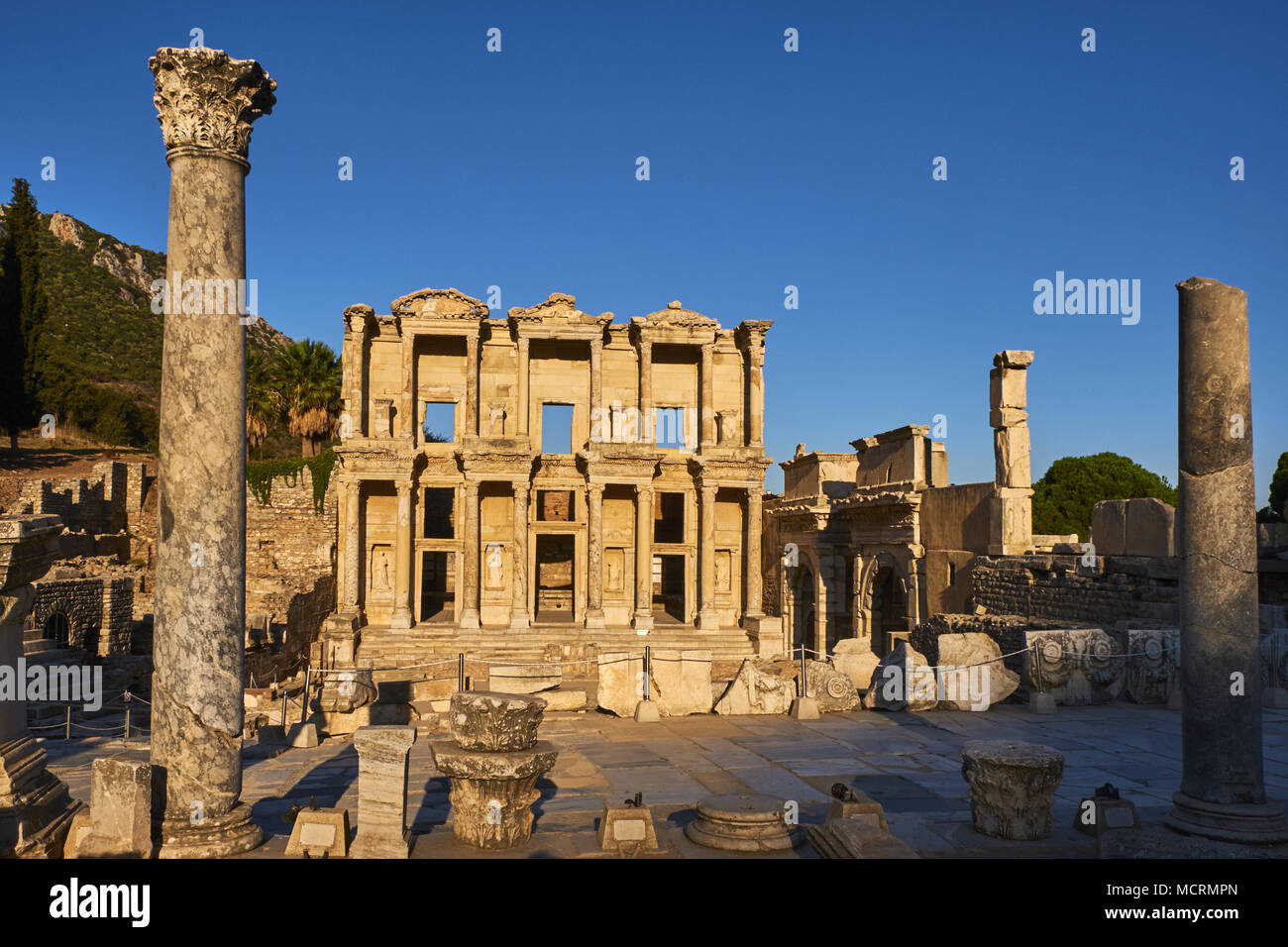 Turkey, Izmir province, Selcuk city, archaeological site of Ephesus ...