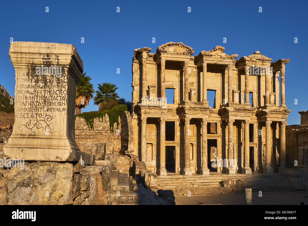 Turkey, Izmir province, Selcuk city, archaeological site of Ephesus ...
