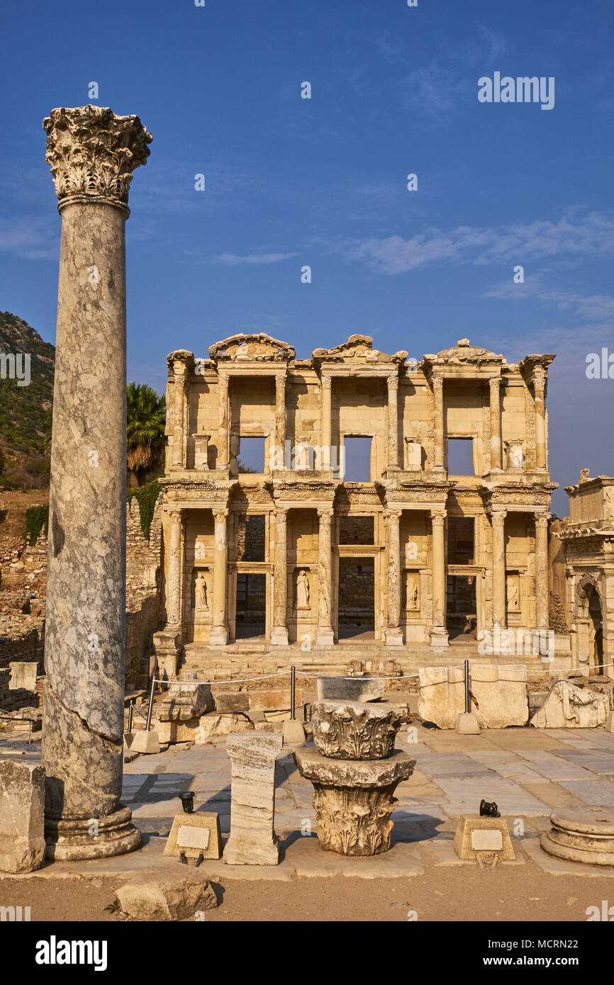 Turkey, Izmir province, Selcuk city, archaeological site of Ephesus ...