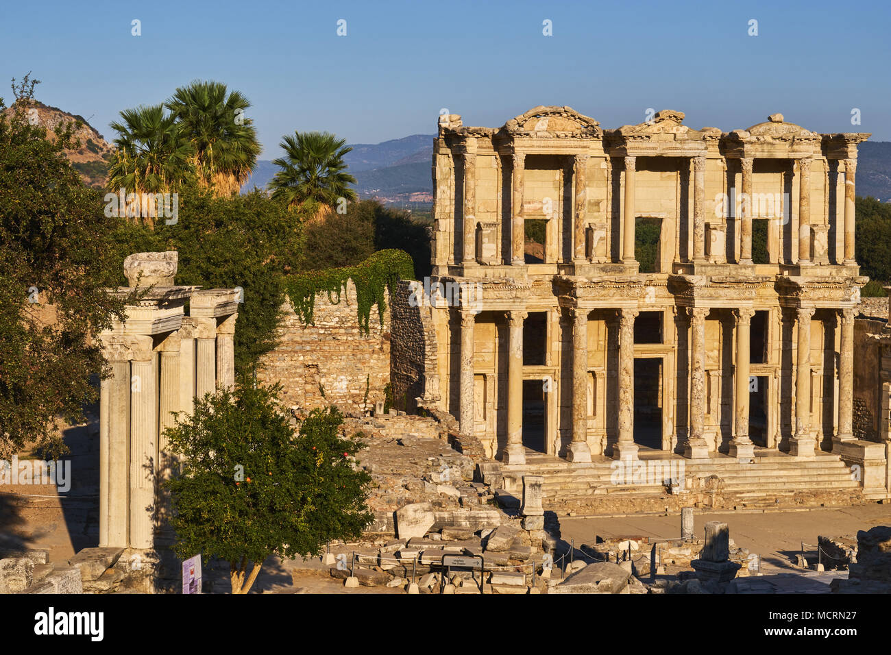Turkey, Izmir province, Selcuk city, archaeological site of Ephesus ...