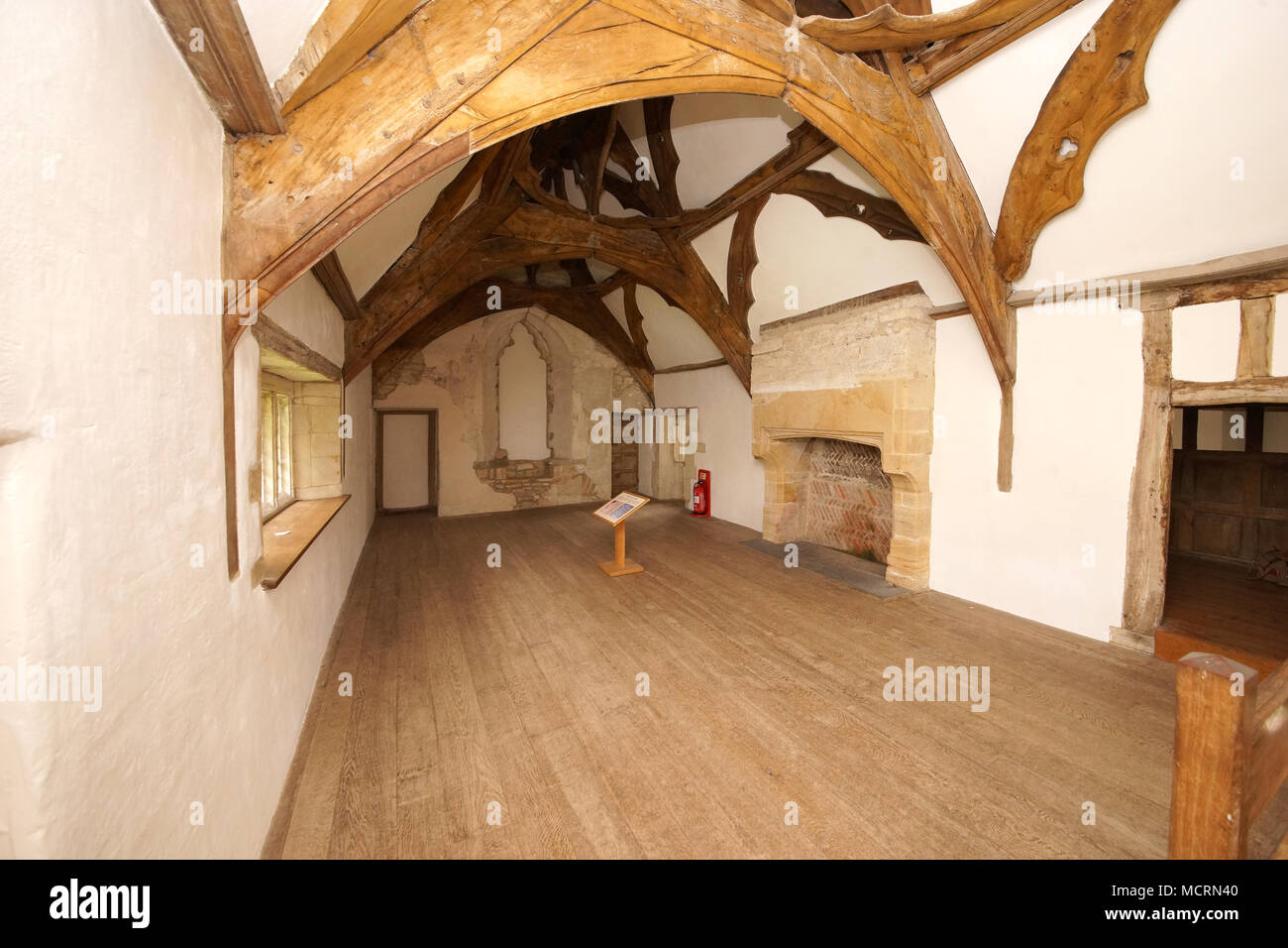 Fiddleford Manor inside and out Stock Photo - Alamy