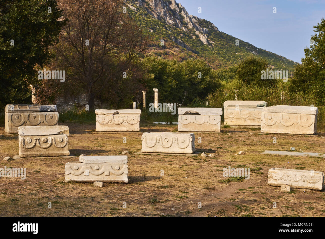 Turkey, Izmir province, Selcuk city, archaeological site of Ephesus ...