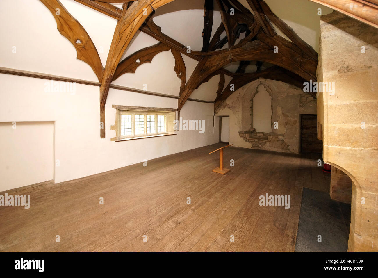 Fiddleford Manor inside and out Stock Photo - Alamy