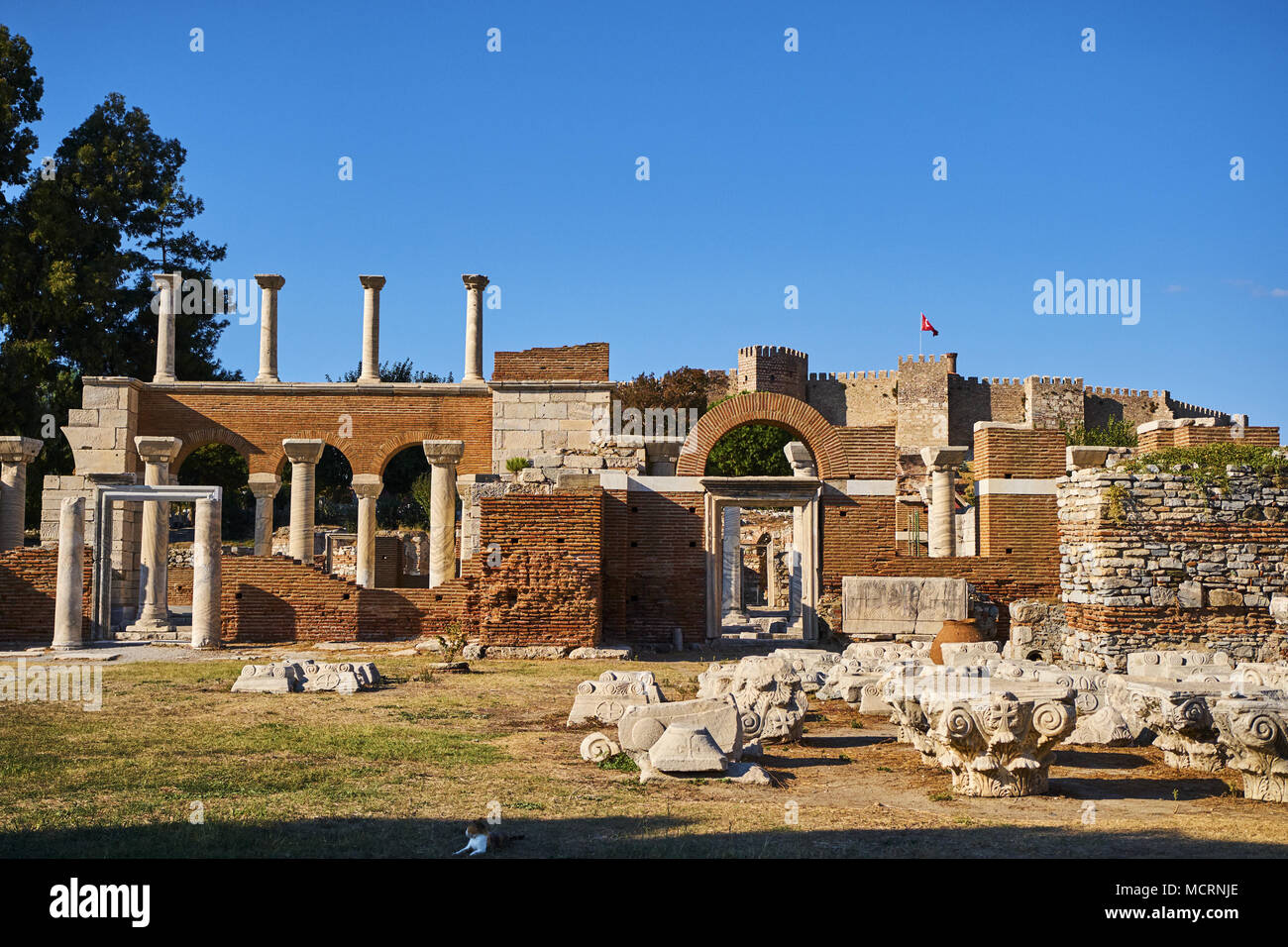 Turkey, Izmir province, Selcuk city, archaeological site of Ephesus ...