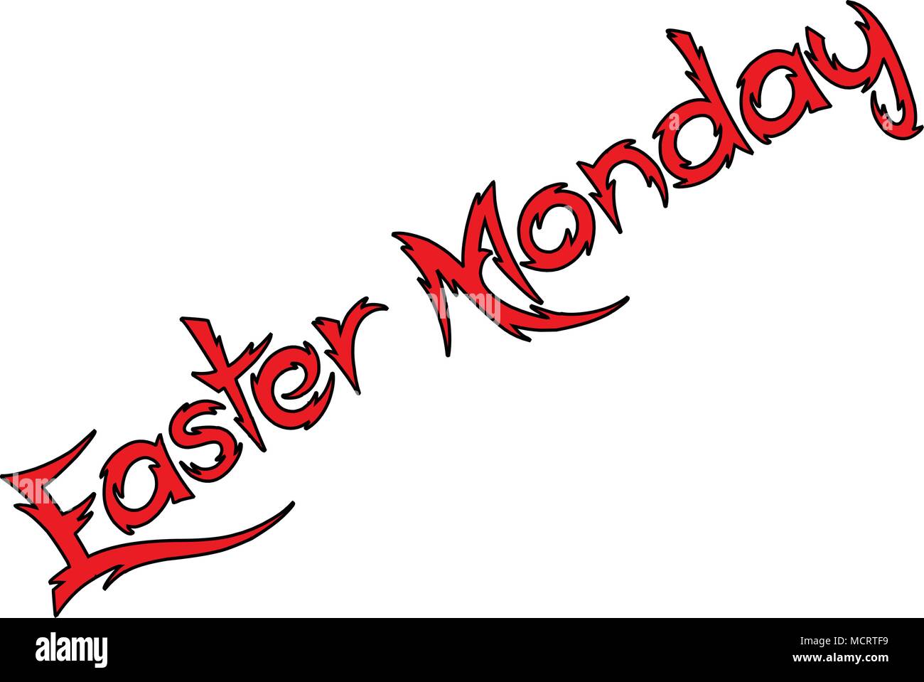 Happy monday greeting card Cut Out Stock Images & Pictures - Alamy